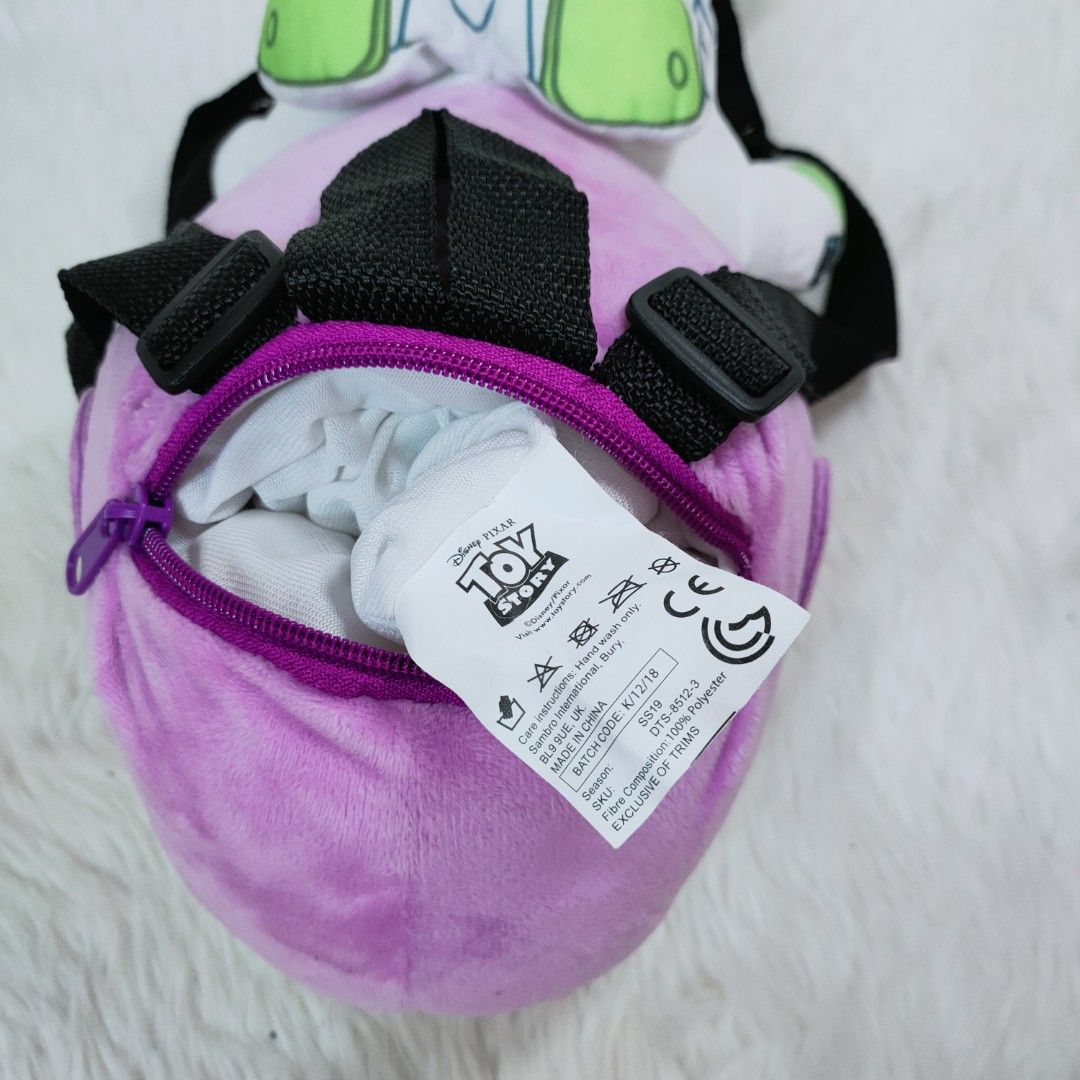 Toy Story Buzz Lightyear Plush Backpack, Women's Fashion, Bags ...