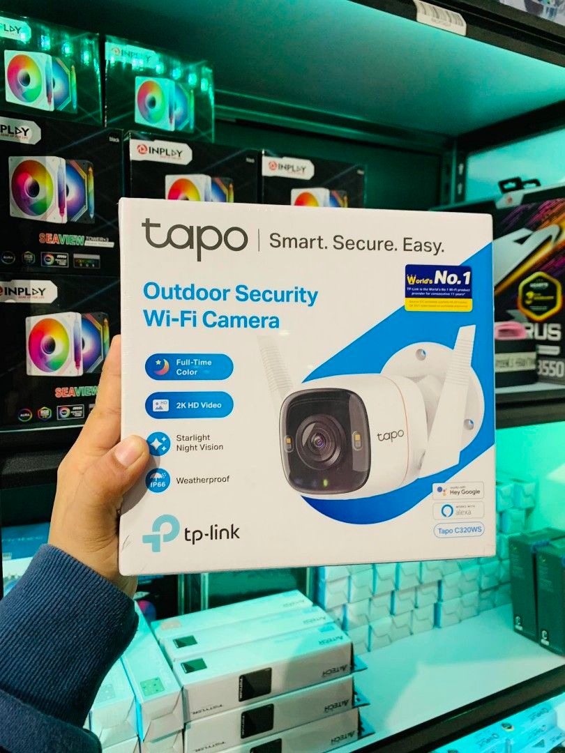 TP-Link Tapo C320WS 2K 4MP HD Full Color Starlight Night Vision Outdoor ...