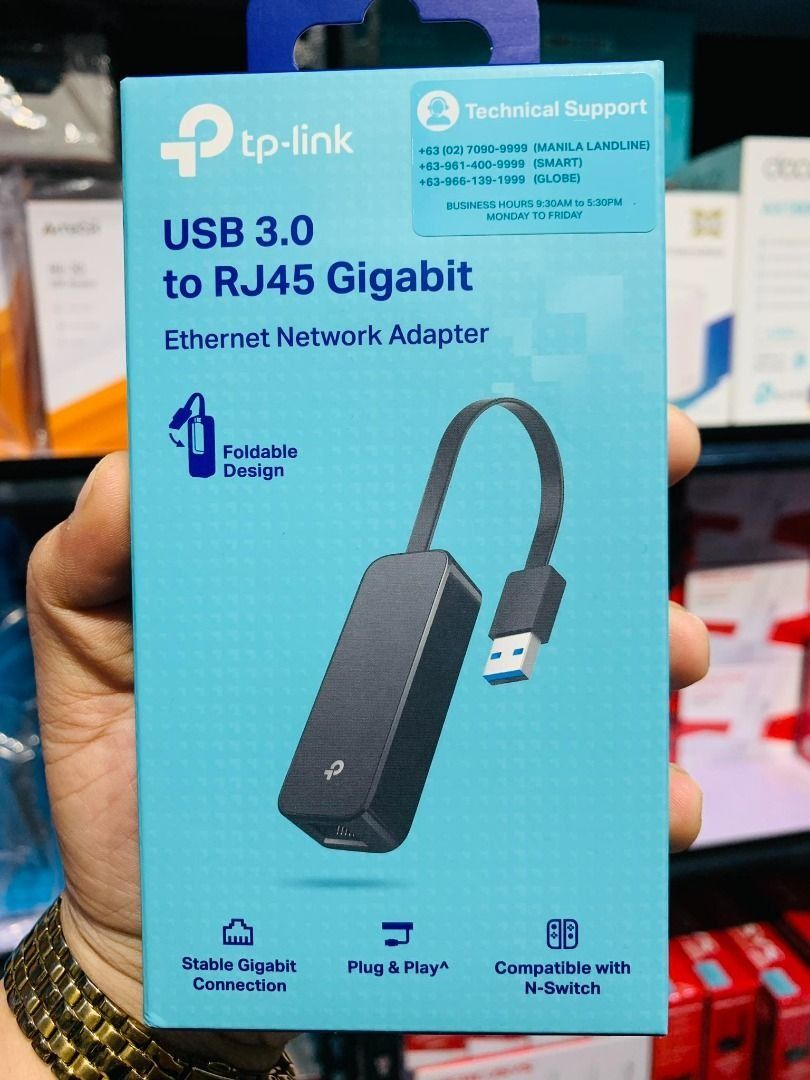 TP-Link UE306 USB 3.0 to RJ45 Gigabit Ethernet Network Adapter ...