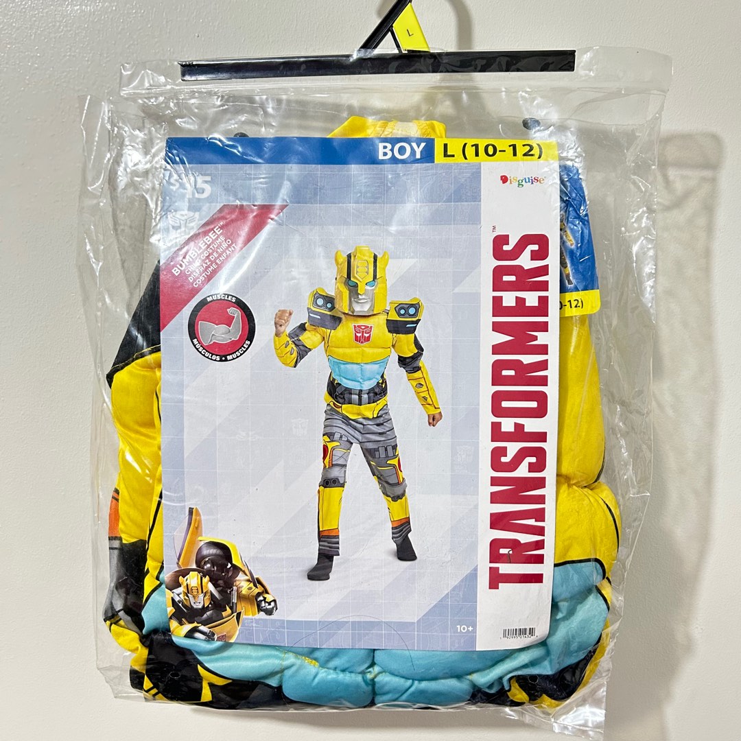 Transformers Bumblebee Muscle costume, Babies & Kids, Babies & Kids ...