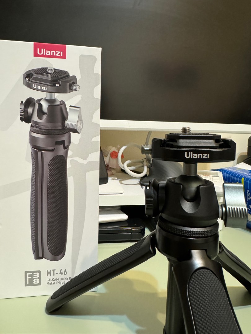 Ulanzi mt-46 可伸縮桌上型腳架, 相機攝影, 鏡頭及裝備在旋轉拍賣