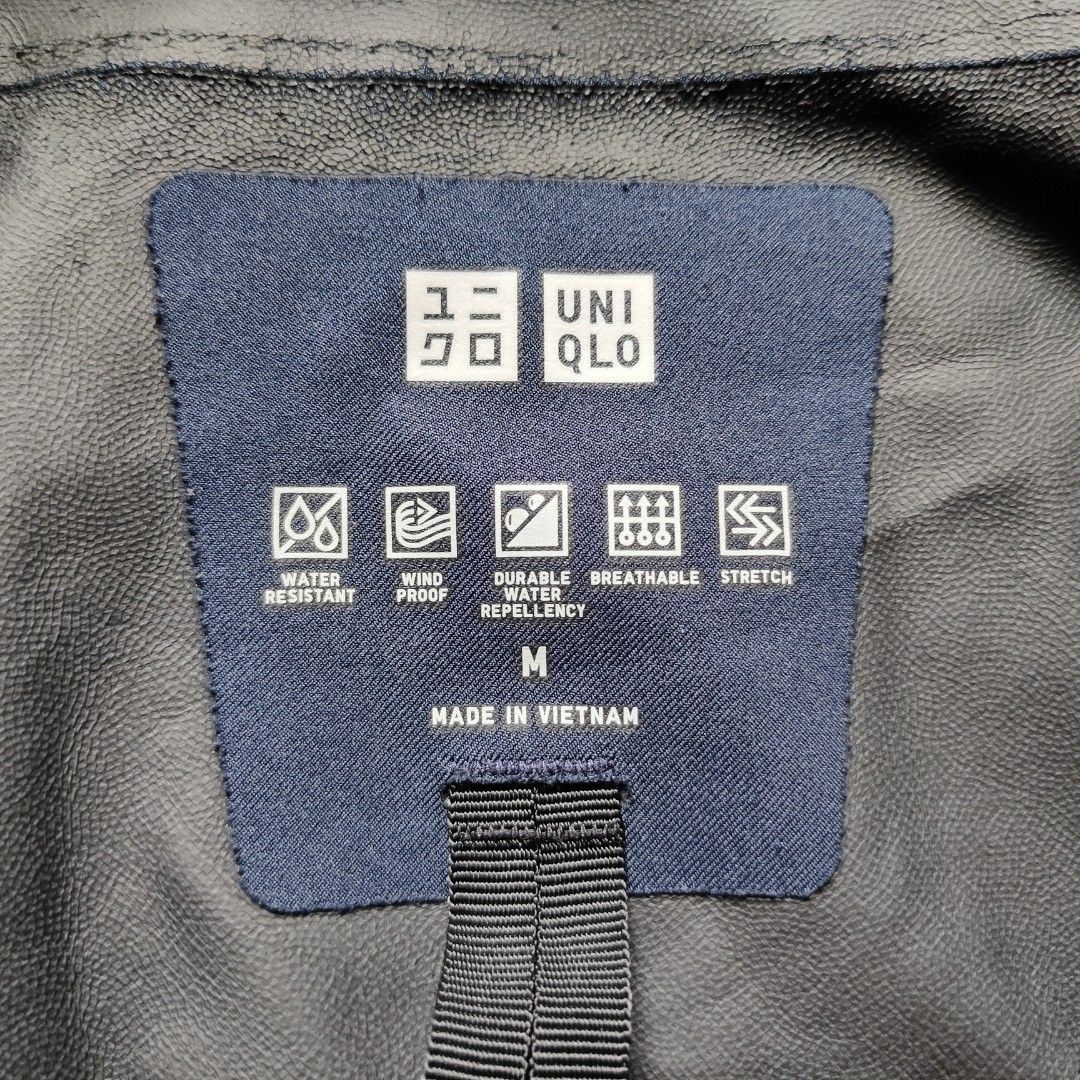 UNIQLO JAPAN | Blocktech Parka Darkblue Jacket, Men's Fashion, Coats ...