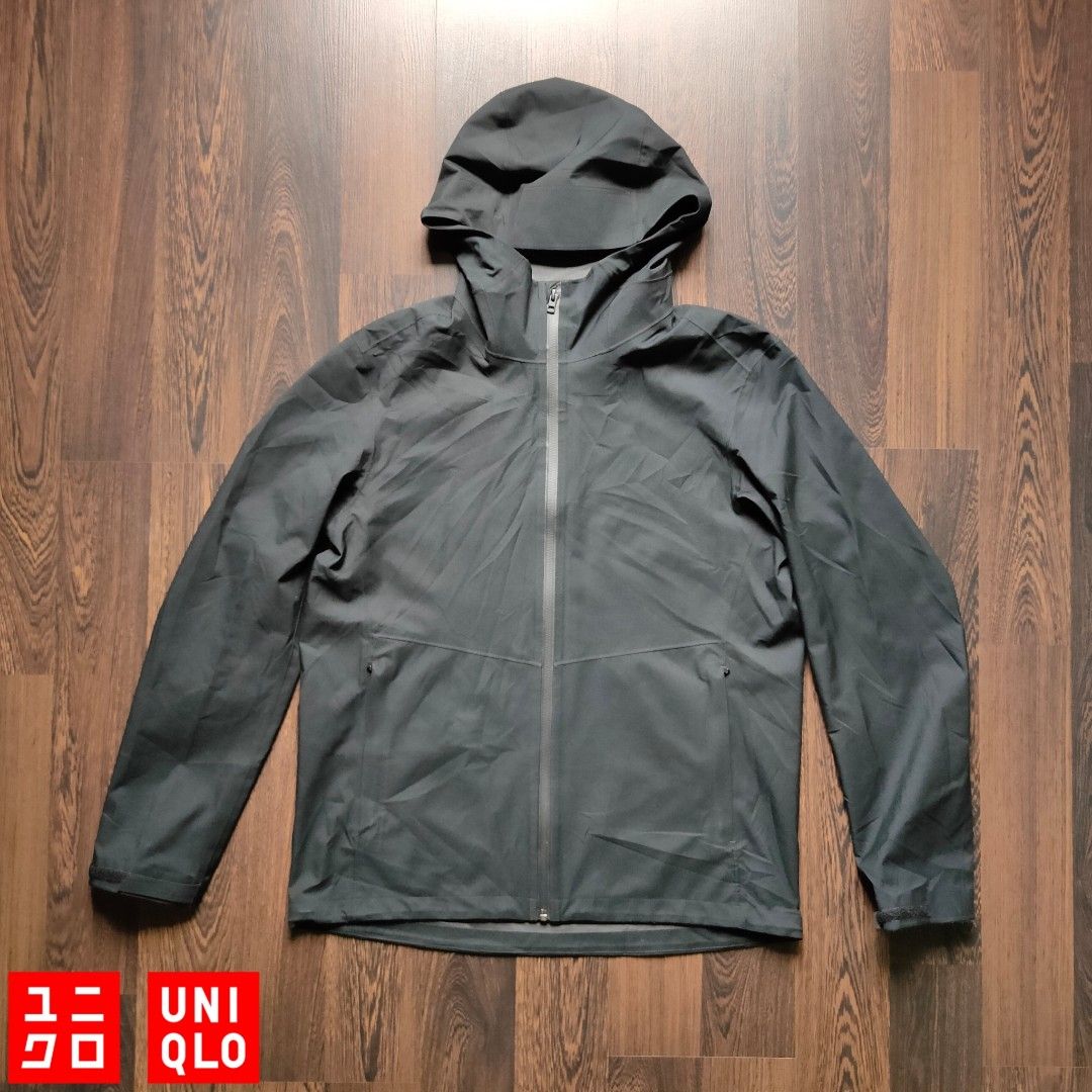 UNIQLO JAPAN | Blocktech Parka Black Jacket, Men's Fashion, Coats ...