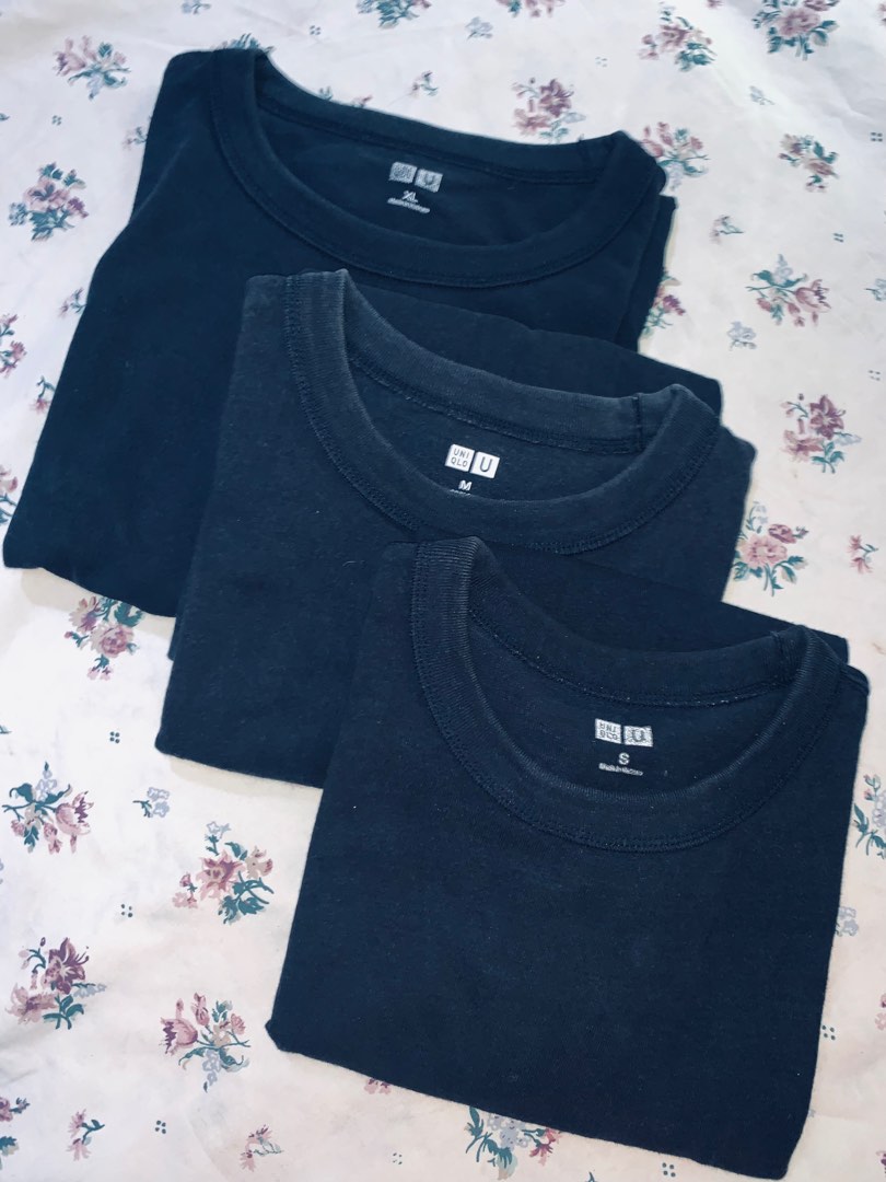 UNIQLO PLAIN SHIRT (3 FOR 400), Men's Fashion, Tops & Sets, Tshirts & Polo Shirts on Carousell