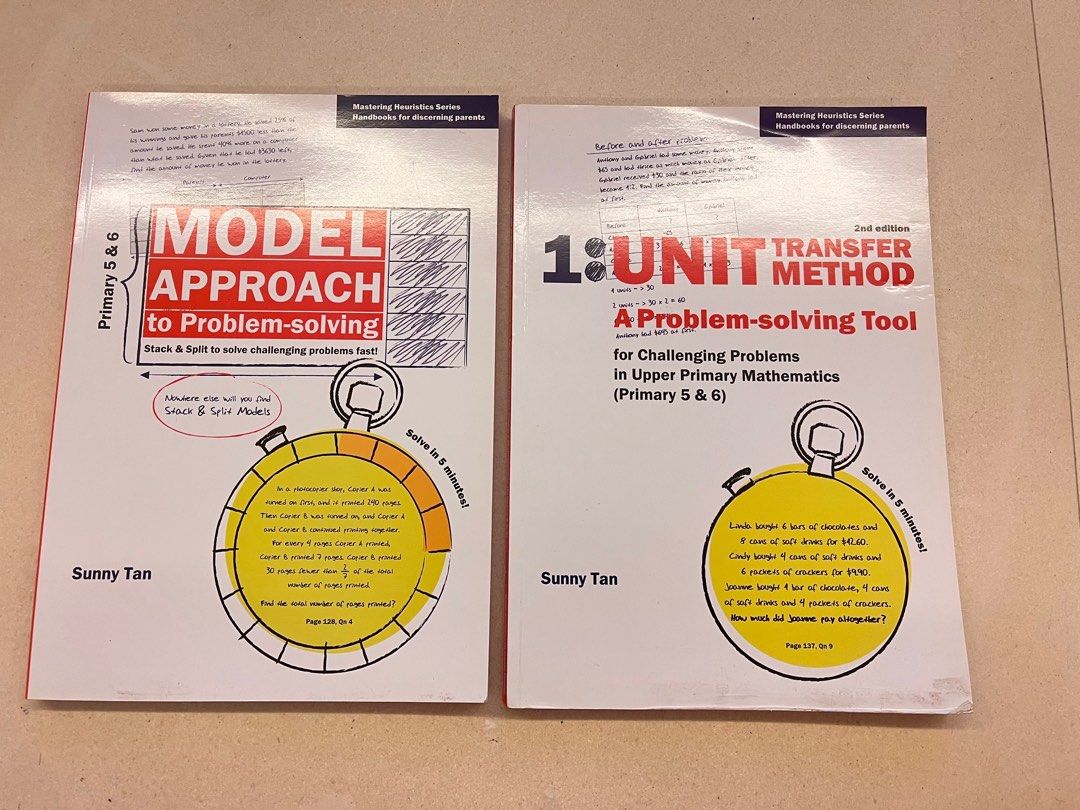 Upper Primary Math Heuristic - Model Approach to Problem-Solving & Unit ...