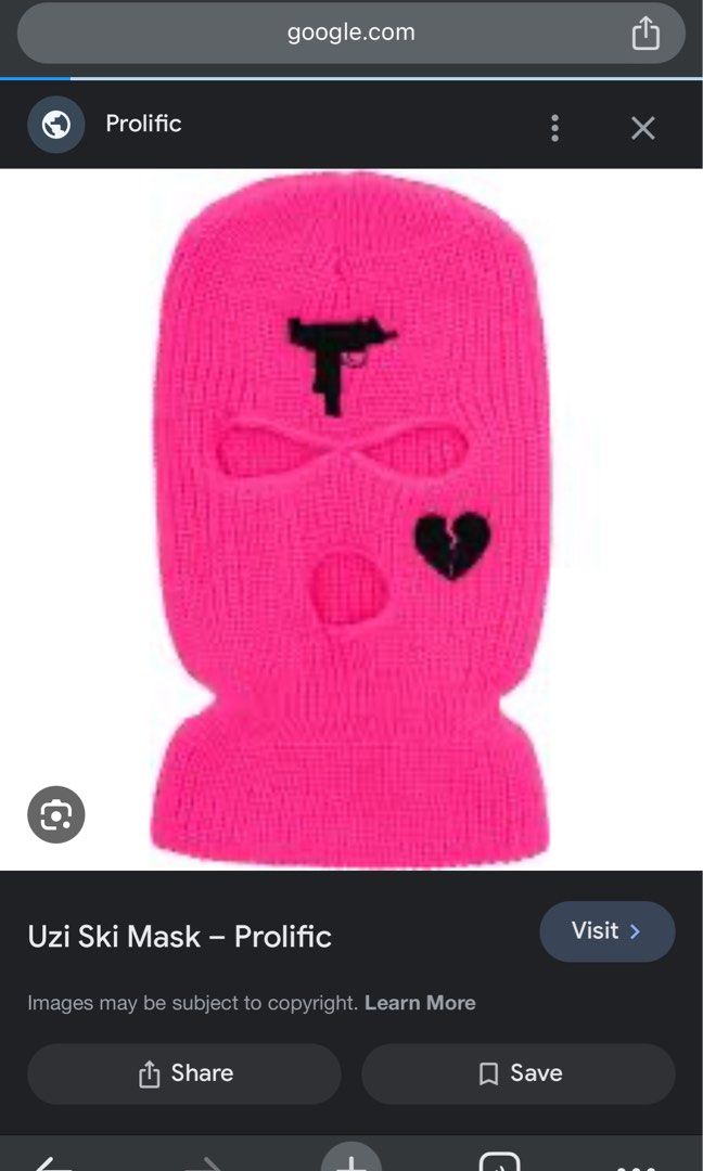 Uzi ski mask, Men's Fashion, Watches & Accessories, Beanies on Carousell
