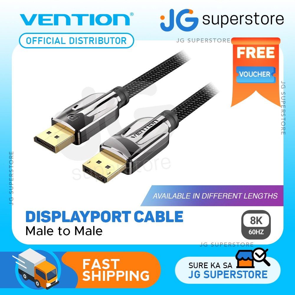 Vention DisplayPort Cable DP 1.4 Gold-Plated 8K 60Hz 32.4Gbps High ...