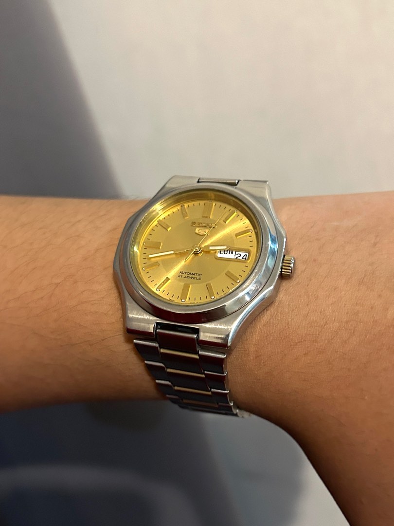 VERY RARE Seikonaut Seiko 5 SNKK50 Patek Philippe Nautilus Homage ...