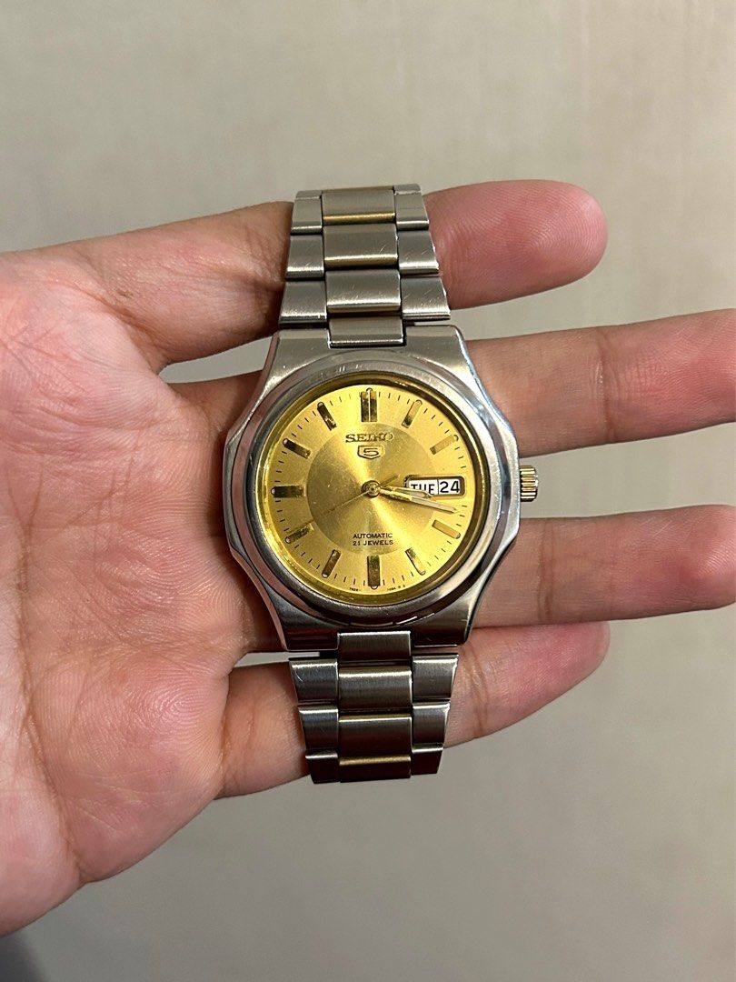 VERY RARE Seikonaut Seiko 5 SNKK50 Patek Philippe Nautilus Homage ...