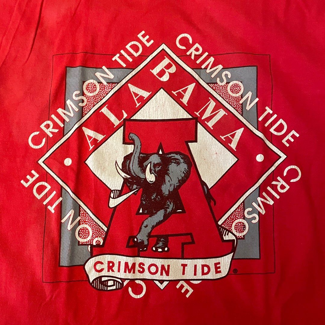 Vintage 1980s NCAA University of Alabama Crimson Tide Football Team ...