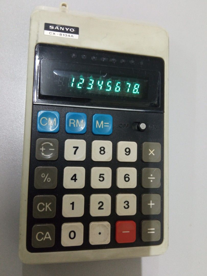 Vintage SANYO LED Calculator, Mobile Phones & Gadgets, Other Gadgets on ...