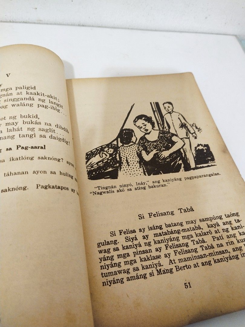 vintage Schoolbook "Mga Batang Uliran"/Sebastian,Serion,Mariano/yr.1947 ...