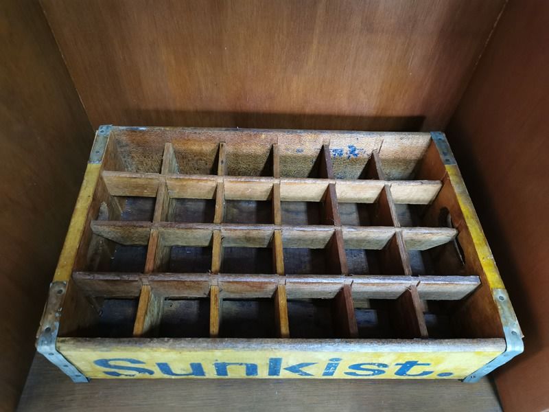 Vintage Wooden 24 bottles Crate (Sunkist), Hobbies & Toys, Collectibles ...