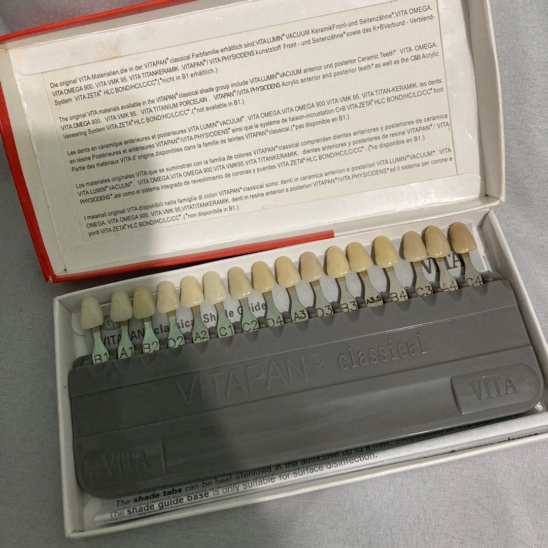 Vitapan Teeth Shade Guide, Everything Else, Others on Carousell