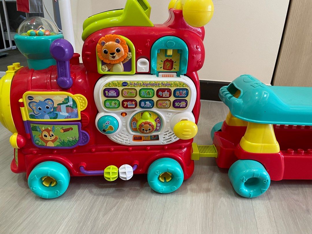 VTech Baby Push & Ride Alphabet Train for 12-36 Months, Babies & Kids ...