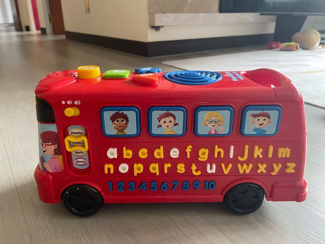 Vtech playtime bus with phonics, Babies & Kids, Infant Playtime on ...