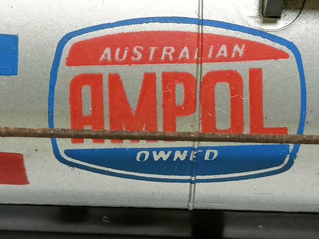 Vtg LIMA(Italy) Locomotive Train Tanker Carriage-Australian AMPOL Owned ...
