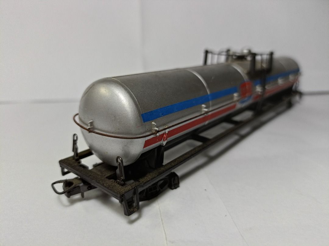 Vtg LIMA(Italy) Locomotive Train Tanker Carriage-Australian AMPOL Owned ...