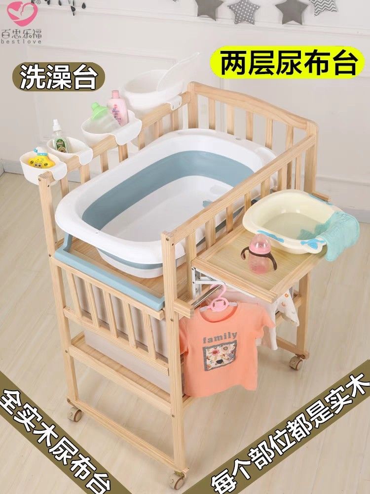 Wood diaper change bed, Babies & Kids, Baby Nursery & Kids Furniture ...