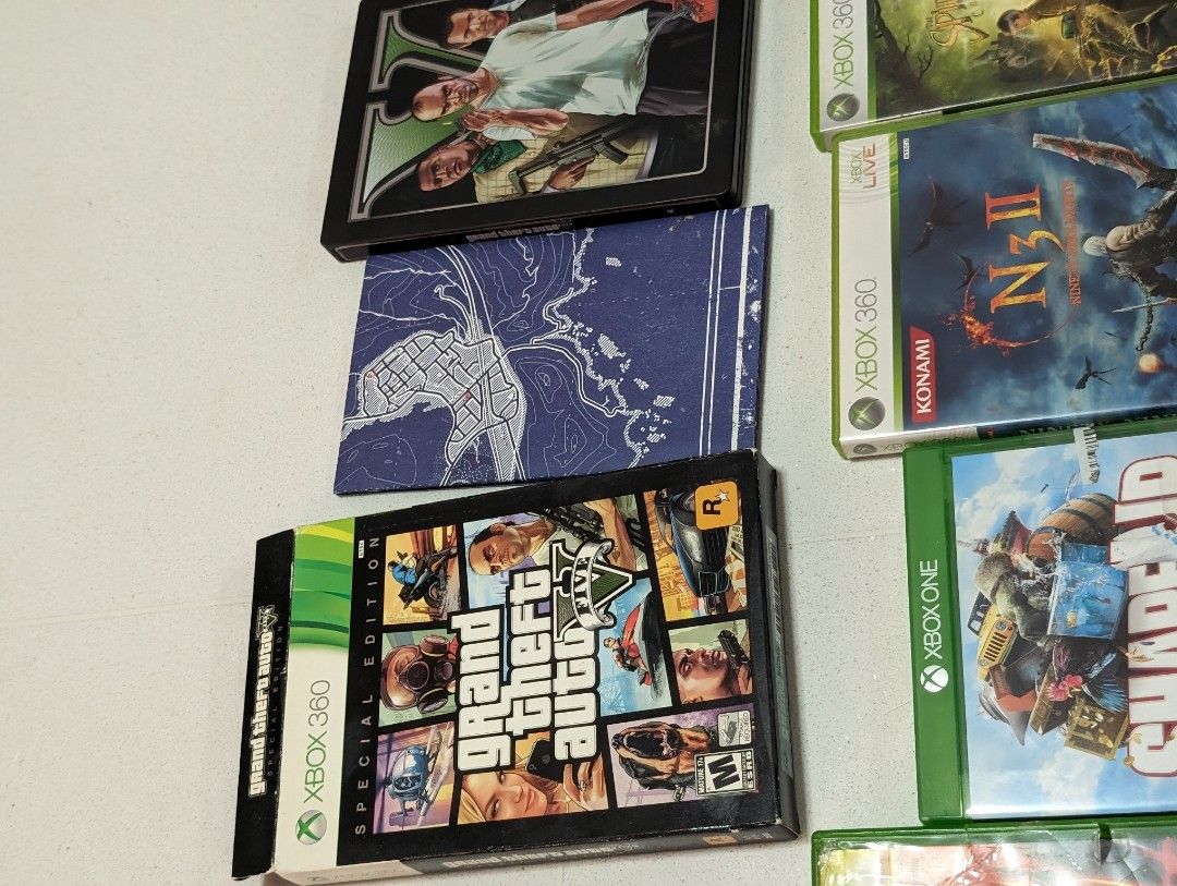 Xbox 360 Games one original games wartech spiderwick chronicles N3 II ...