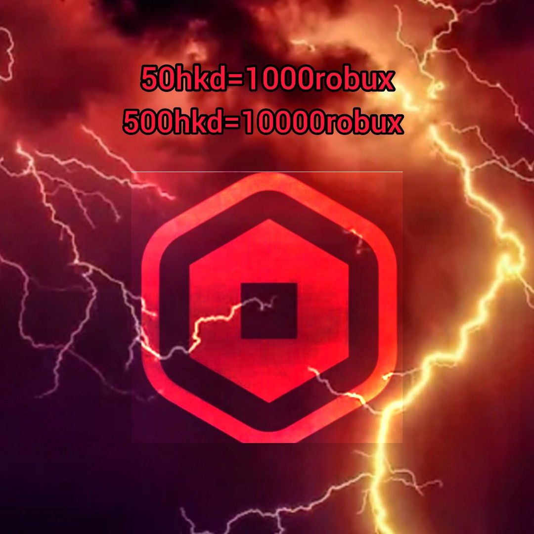 全網最平！1000robux=50hkd 10000robux =500hkd, 興趣及遊戲, 玩具 & 遊戲類 - Carousell