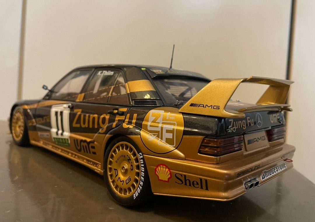 1/18 Autoart 1991 Macau guia Zungfu Benz 190e #9 K.THIM & Watson 's BMW ...
