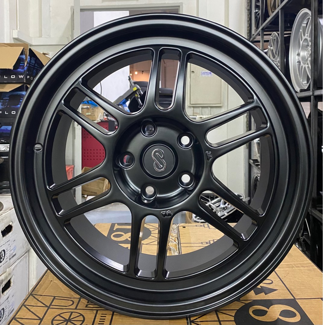 17” Enkei RPF Design Sport Rim 5x114.3 Matt Black, Car Accessories ...