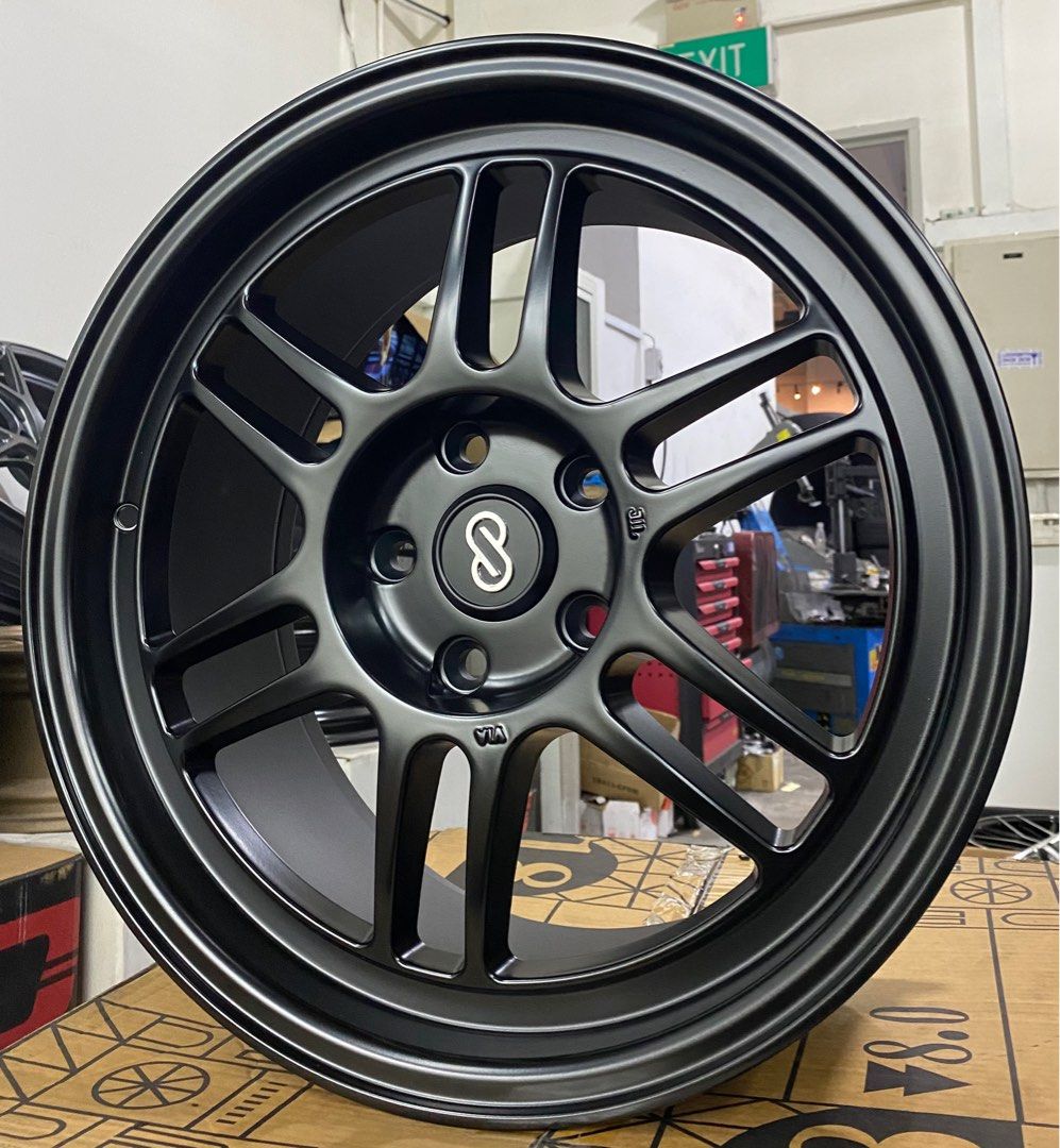 17” Enkei RPF Design Sport Rim 5x114.3 Matt Black, Car Accessories ...