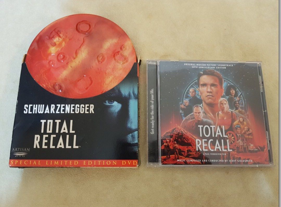 1990 Total Recall Limited Edition Steelbook & Deluxe Double CD ...