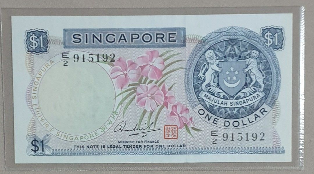 $1 Orchid Note, Hobbies & Toys, Memorabilia & Collectibles, Currency on ...