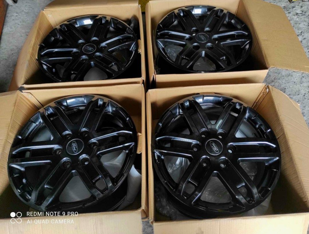 2023 Ford Everest Sport Nextgen Mags BLACK SERIES 18inch 6holes fit ...