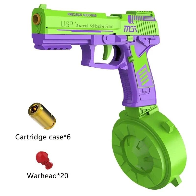 3D Model Toy 1911/USP Gun Safety Soft Bullet Automatic Shell Ejection ...