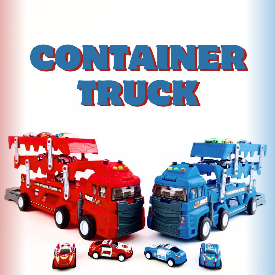 3-Layer Container Truck, Hobbies & Toys, Toys & Games on Carousell