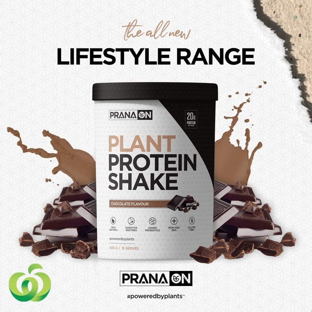 405g Prana On Chocolate Plant Protein Shake, Chocolate,, Health ...