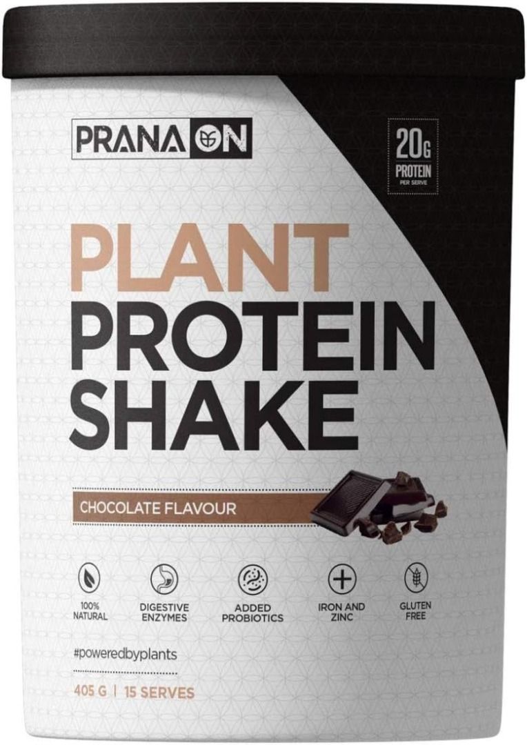405g Prana On Chocolate Plant Protein Shake, Chocolate,, Health ...