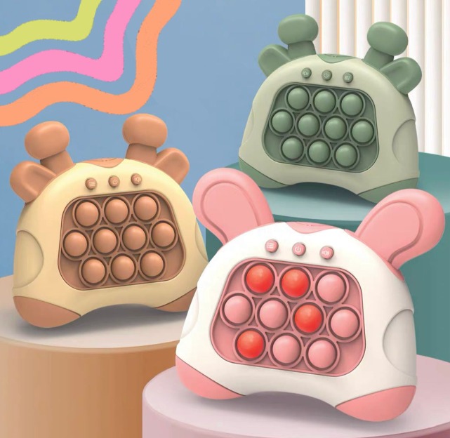 4 Modes Quick Push Pop It Game Console Children Focus Training ...