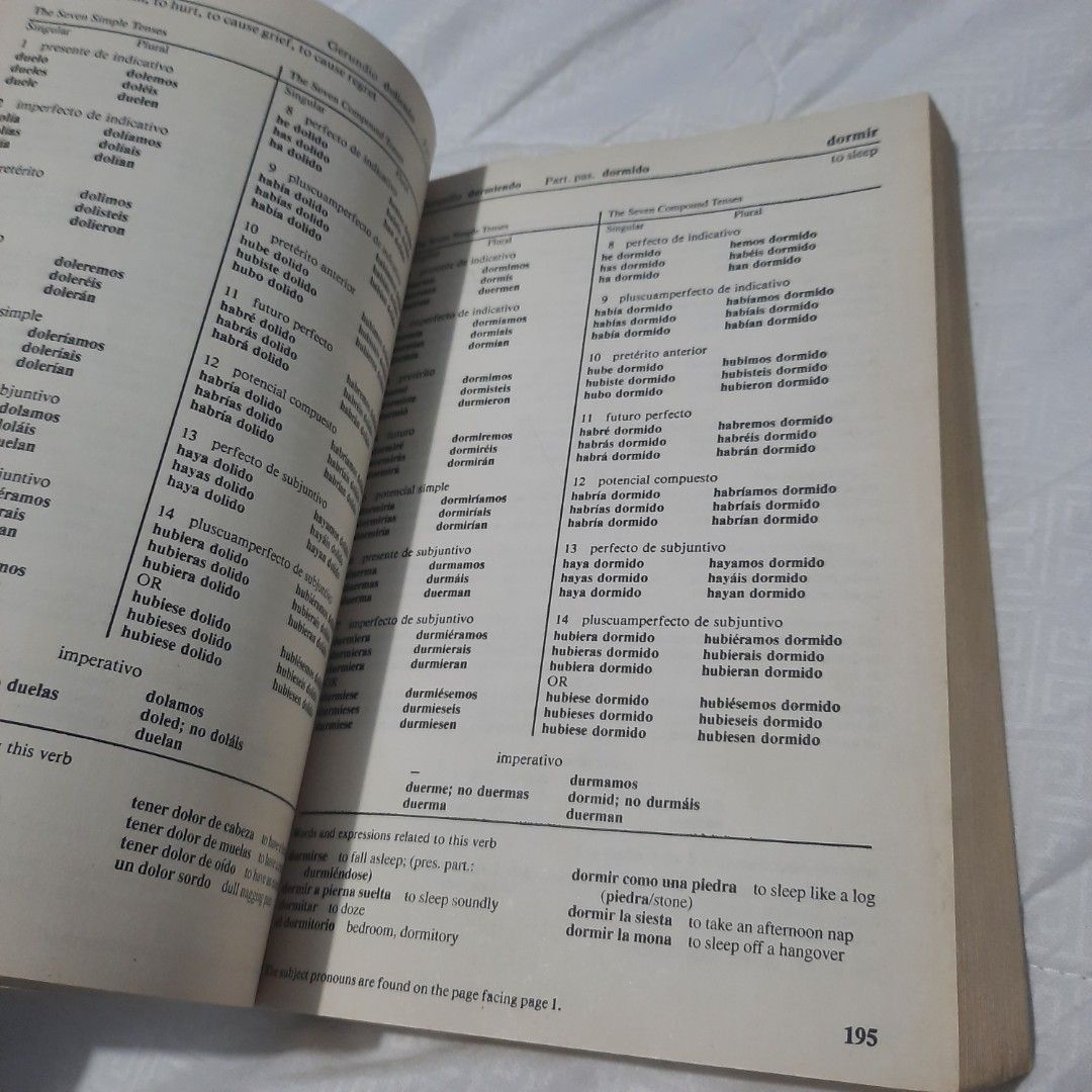 501 Spanish Verbs, Hobbies & Toys, Books & Magazines, Textbooks on ...