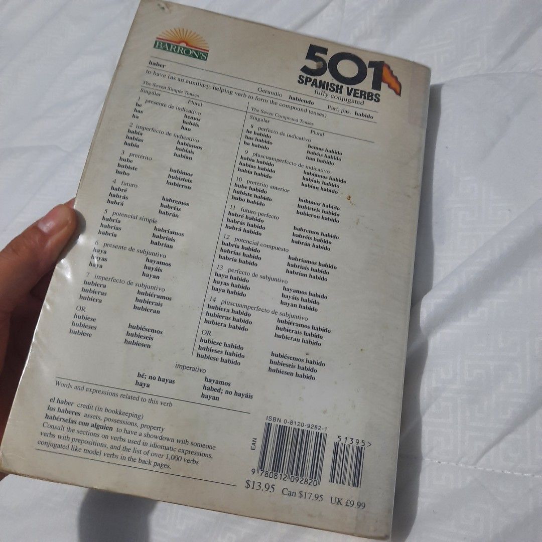 501 Spanish Verbs, Hobbies & Toys, Books & Magazines, Textbooks on ... 501 Spanish Verbs, Hobbies & Toys, Books & Magazines, Textbooks on ...