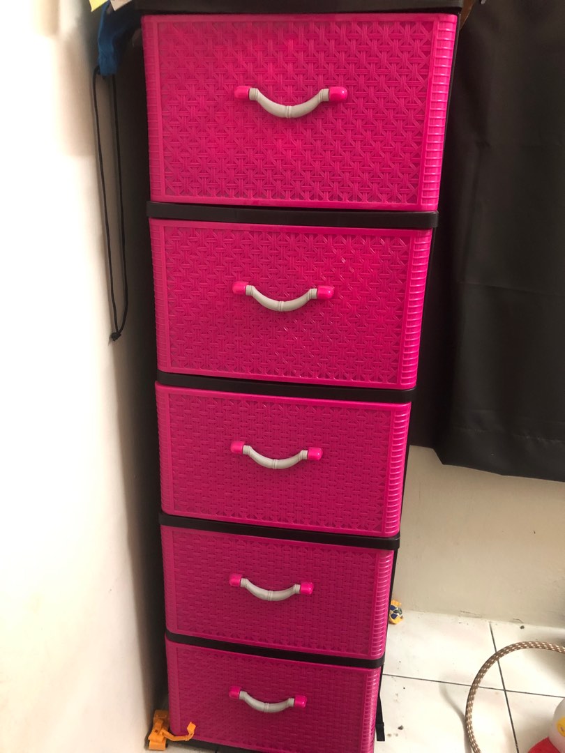 Large 5 Tier Laci Baju / Drawer Century Brand, Furniture & Home Living ...