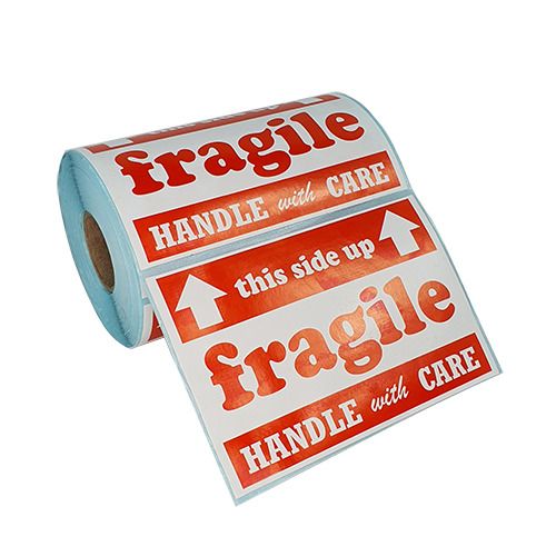 6x4 FRAGILE, HANDLE WITH CARE, KEEP DRY Sticker 500Pcs, Everything Else ...