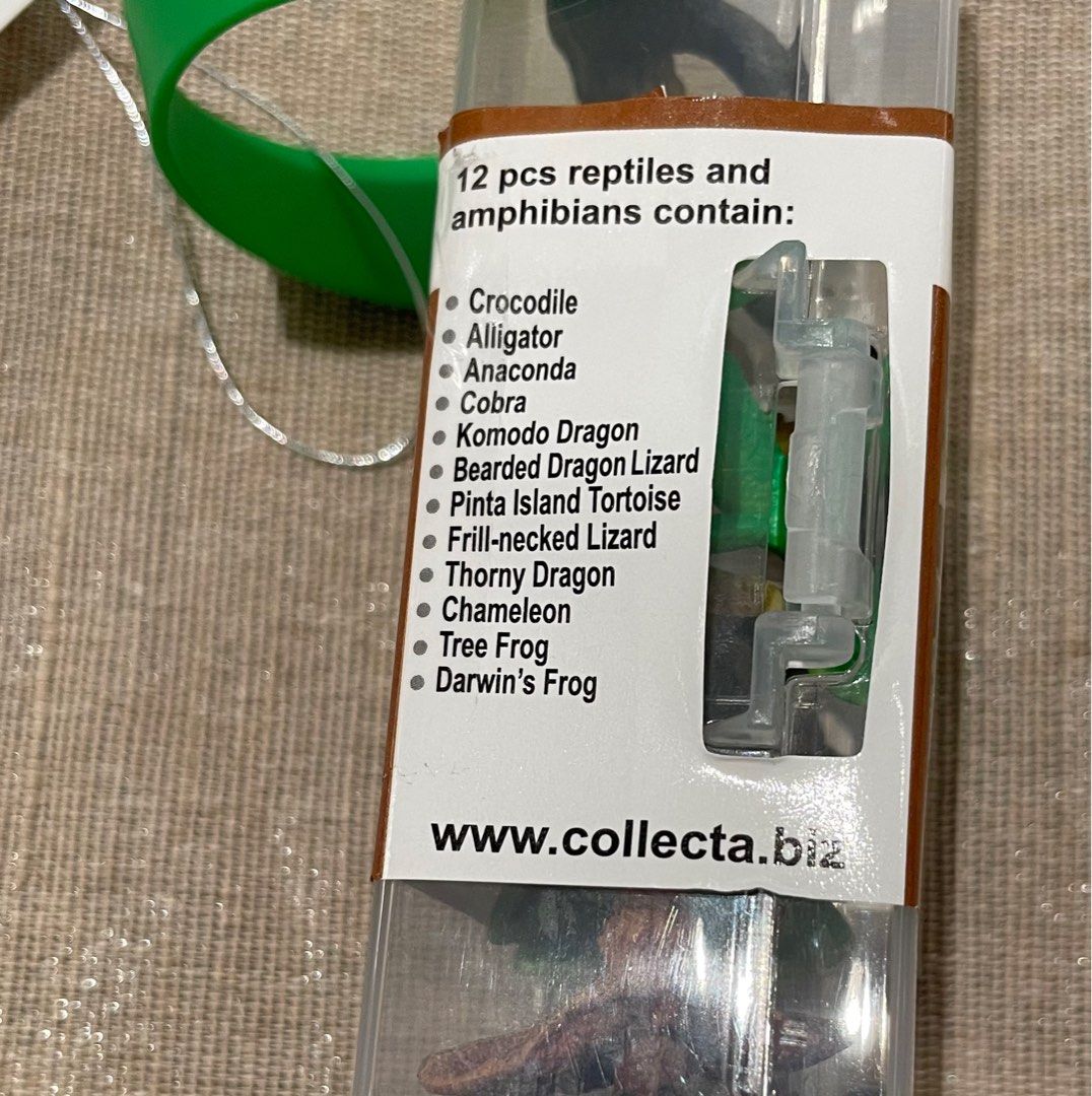 全新散放 CollectA Figure 模型 -蟒蛇/短吻鱷/鱷魚/眼鏡蛇 Anaconda / Alligator / Crocodile ...