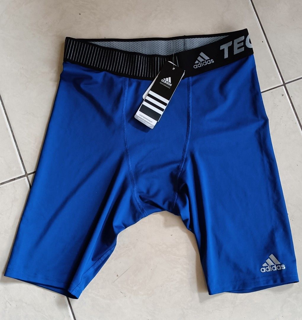 Adidas techfit compressor short, Men's Fashion, Activewear on Carousell