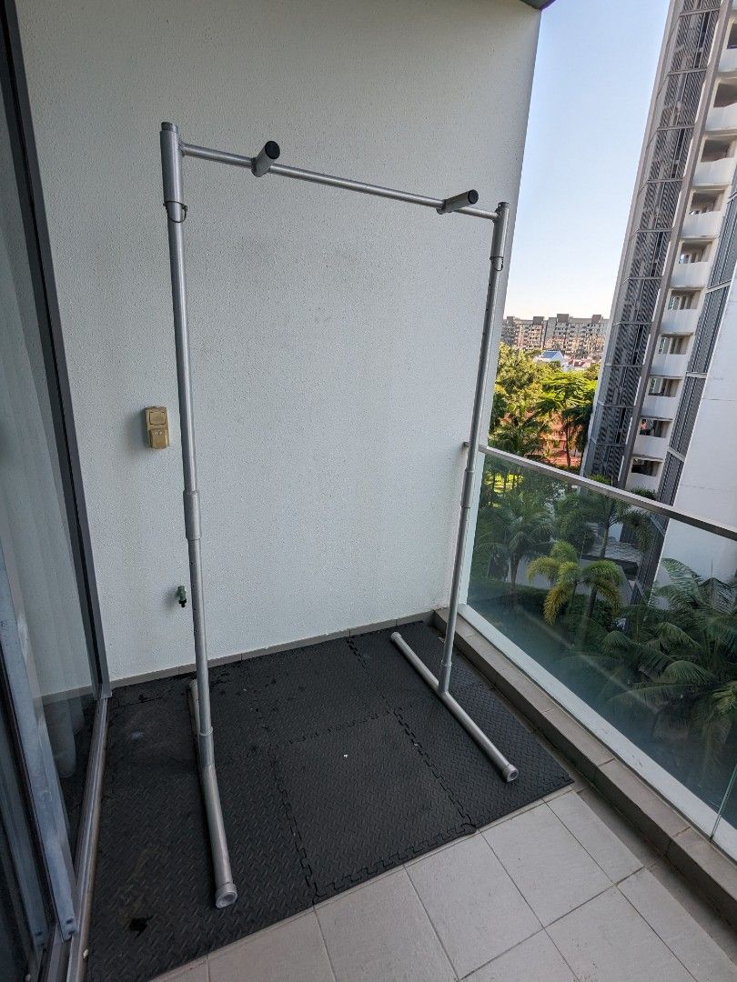 Portable Freestanding Pull Up Bar, Sports Equipment, Exercise & Fitness ...