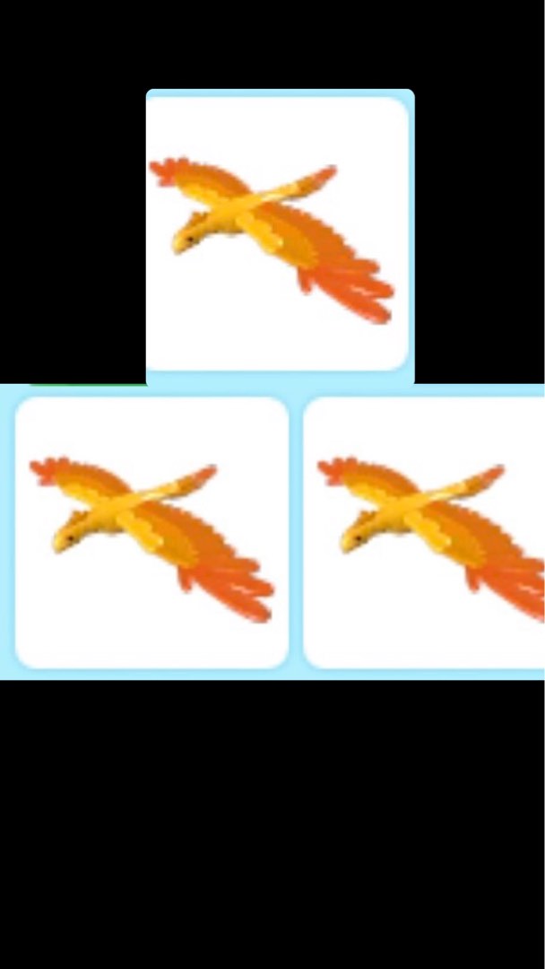 Adopt me: 3x Phoenix, Video Gaming, Gaming Accessories, In-Game ...
