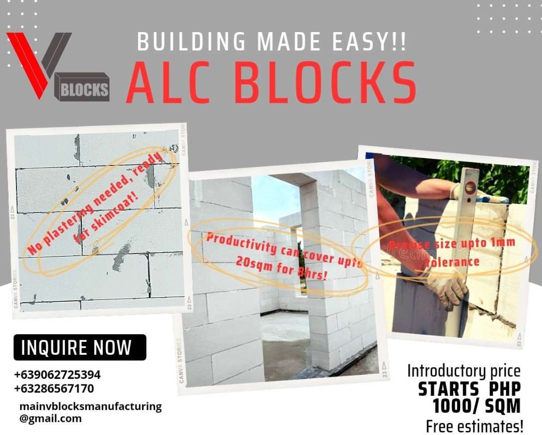 ALC Blocks, Commercial & Industrial, Construction & Building Materials ...