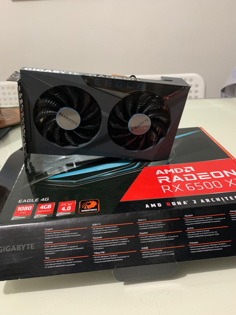 AMD RX 6500XT, Computers & Tech, Parts & Accessories, Computer Parts on Carousell