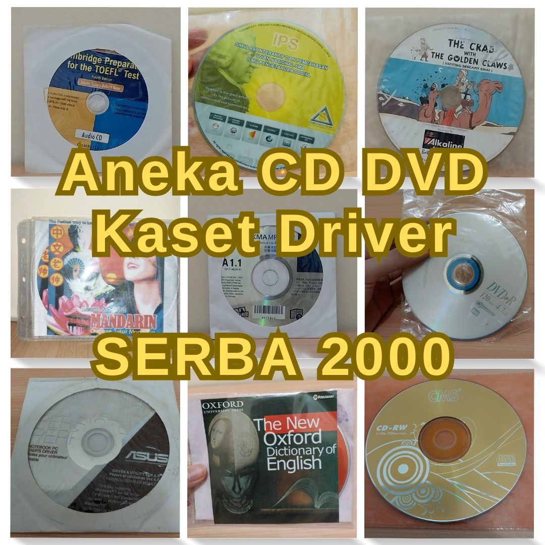 Aneka CD DVD Serba 2000 Kaset Driver, Musik & Media, CD, DVD & Lainnya di Carousell
