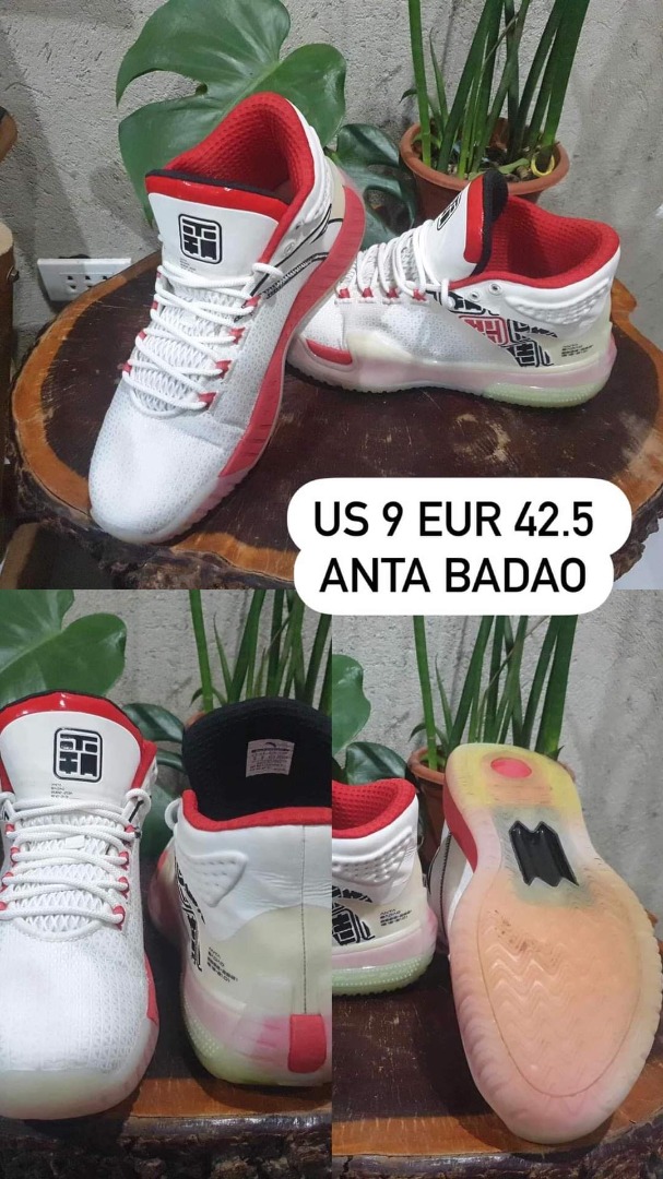 Anta Badao Basketball Shoes, Sports Equipment, Sports & Games, Racket ...