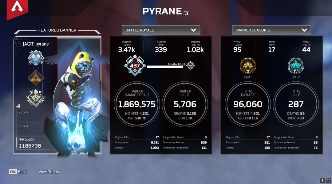 Apex Legends account (Wraith Kunai Heirloom), Video Gaming, Video Games ...