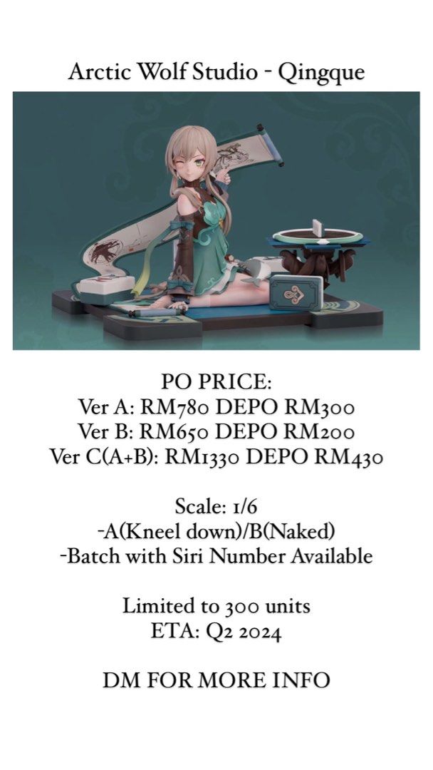 Arctic Wolf Studio - Qingque, Hobbies & Toys, Toys & Games on Carousell